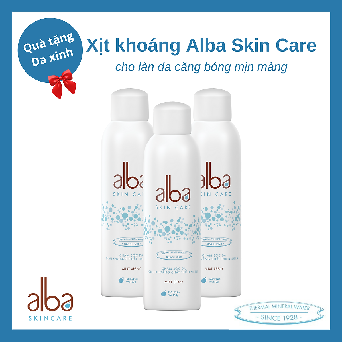 Xịt khoáng Alba Skin Care - Chăm sóc da, Giàu khoáng chất thiên nhiên ...