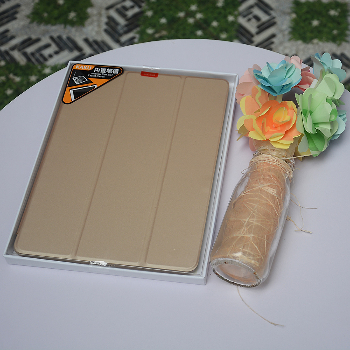 Bao da smart case KAKU TPU MINGYA SERIES có khay để bút, tự động tắt mở ...