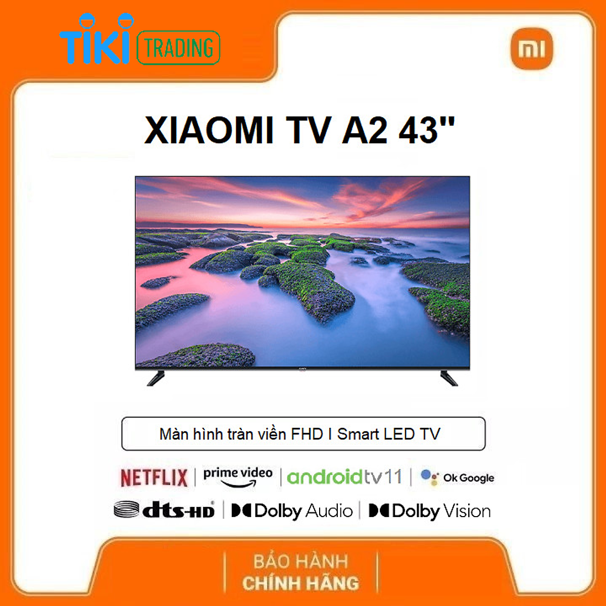 Android Tivi Xiaomi Full HD 43 inch A2 L43M7-ETH - Model 2022 | Tiki