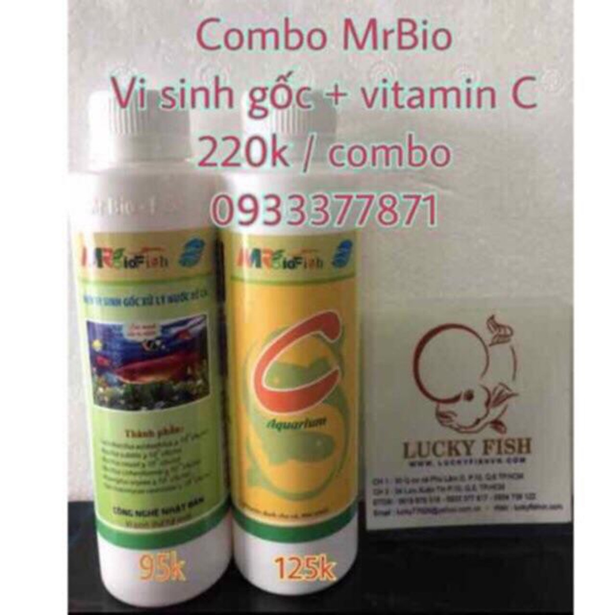 Combo Men Vi Sinh và Vitamin C của Mr Bio Fish (Hàng Công Ty) - Bể cá ...