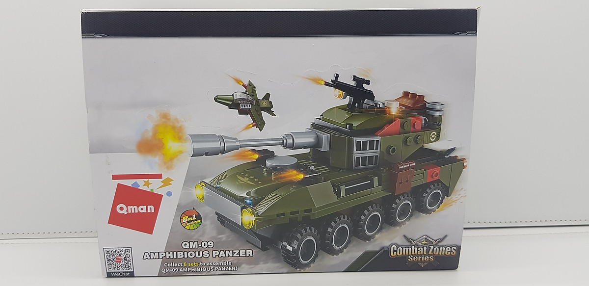 Đồ chơi lắp ghép xếp hình, lego Qman 1803 - Chiến xa lội nước