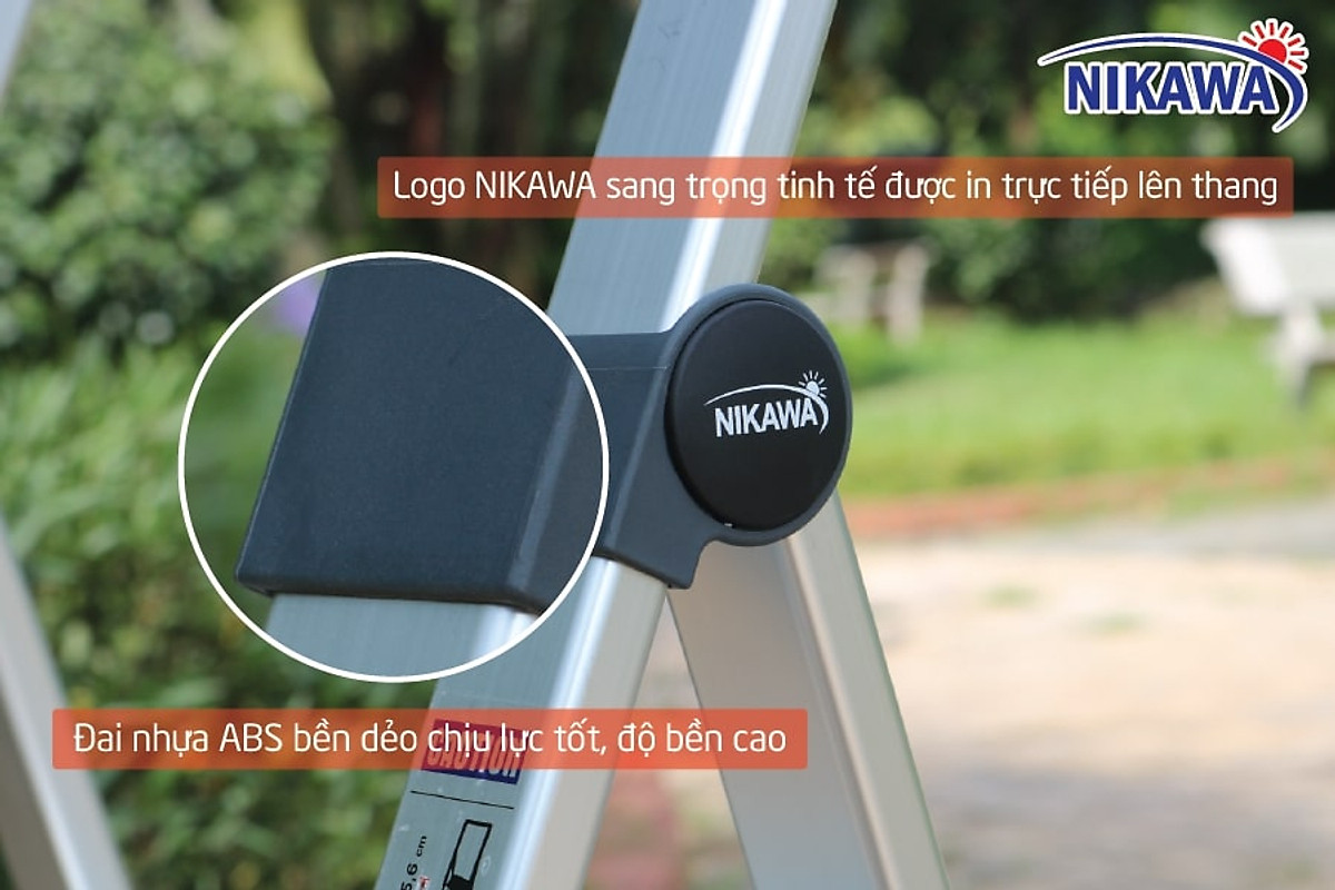 Thang ghế nhôm Nikawa NK-3SL - 3 bậc | Gia Dụng Tiện Ích