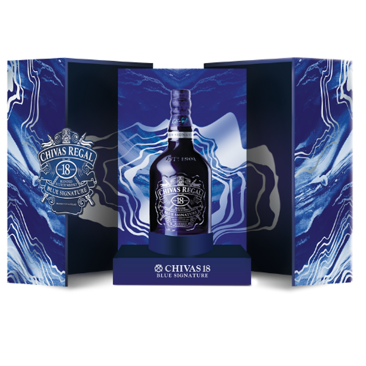 Mua Bộ sản phẩm Rượu Whisky Chivas Regal 18YO Blue Signature 700ml 40% ...