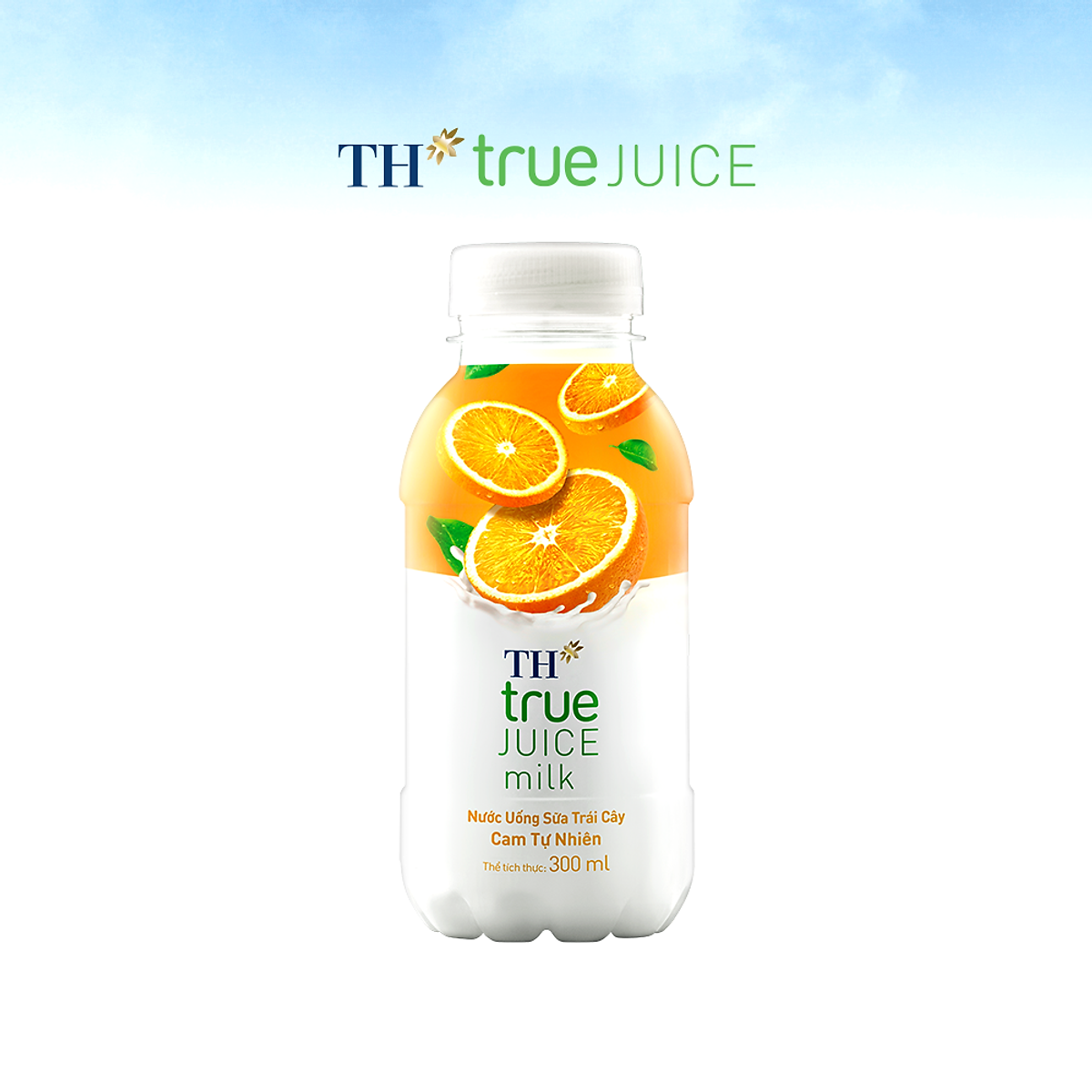 Thùng 24 chai nước uống sữa trái cây cam tự nhiên TH True Juice Milk ...