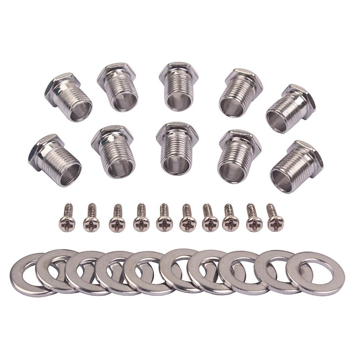 10x Ukulele Tuning Peg Tuner Machine Heads Hex Threaded Bushing ...