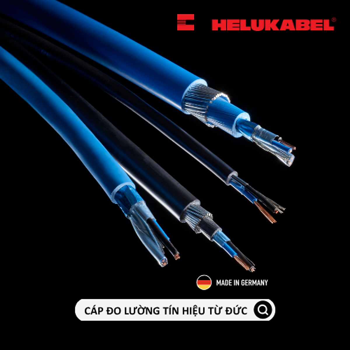 Dây cáp đo lường tín hiệu HELUKABEL EN-50288-7 XLPE/PVC OS 500 | Gia ...