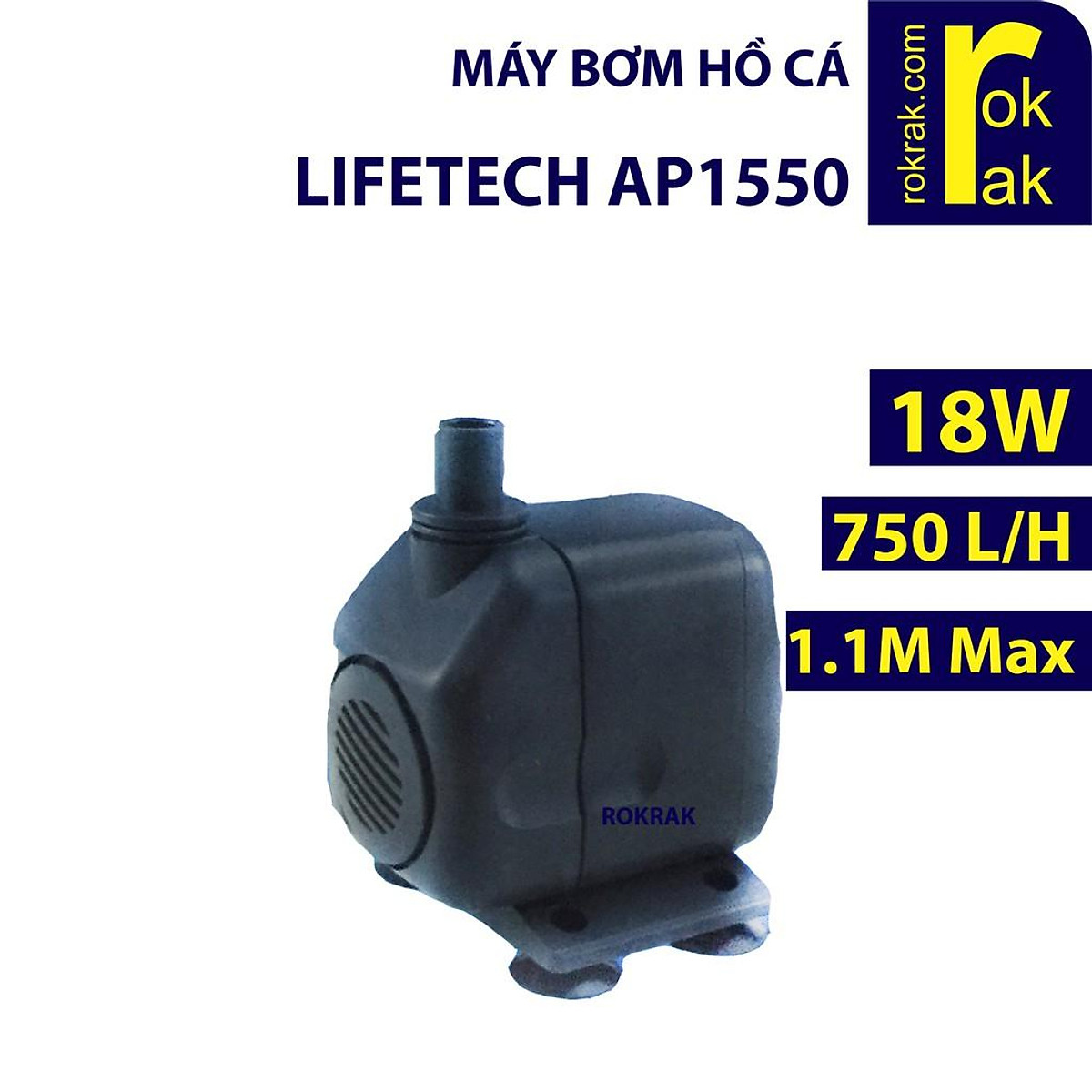 Mua Máy bơm hồ cá AP1550 dạng chìm tại LONG HOA