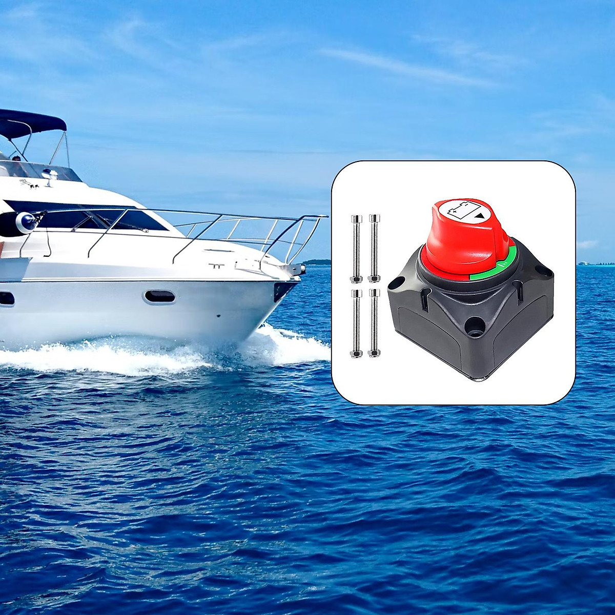 Rotary Marine on/off Battery Isolator