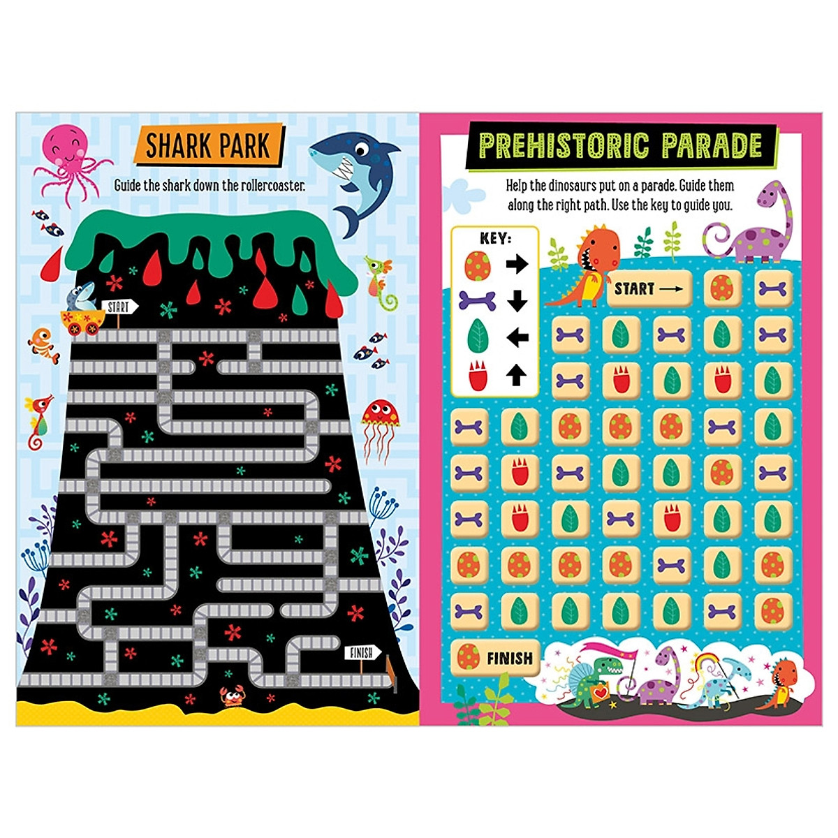 Sách thiếu nhi Tiếng Anh: Amazing Mazes Activity Book - Tiếng Anh Thiếu Nhi