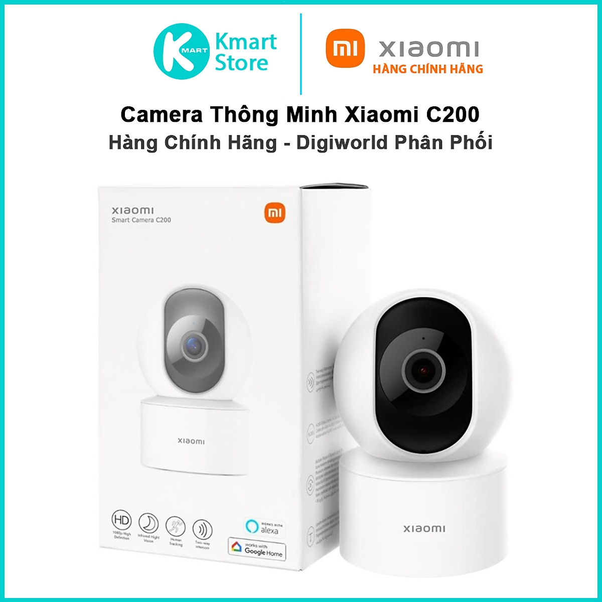 Camera IP Xiaomi Smart Camera C200 360 độ - 1080P - Hàng Chính Hãng ...