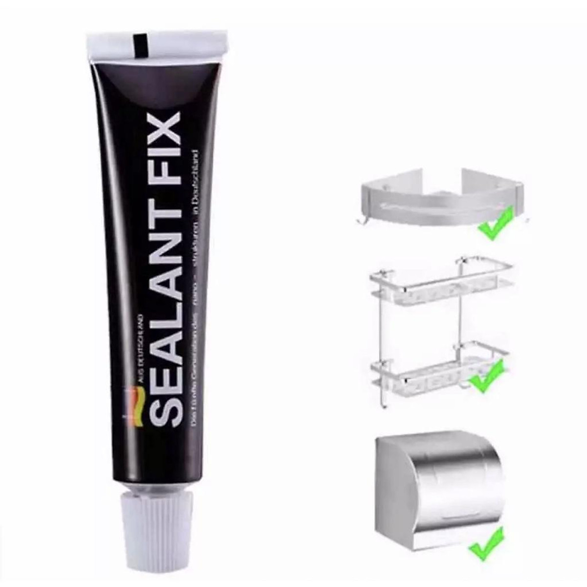 Keo Dán Đa Năng SEALANT FIX - Dính Siêu Chắc, Siêu Chịu Lực, Chống Thấm Nước -Treo Giá, Kệ ...