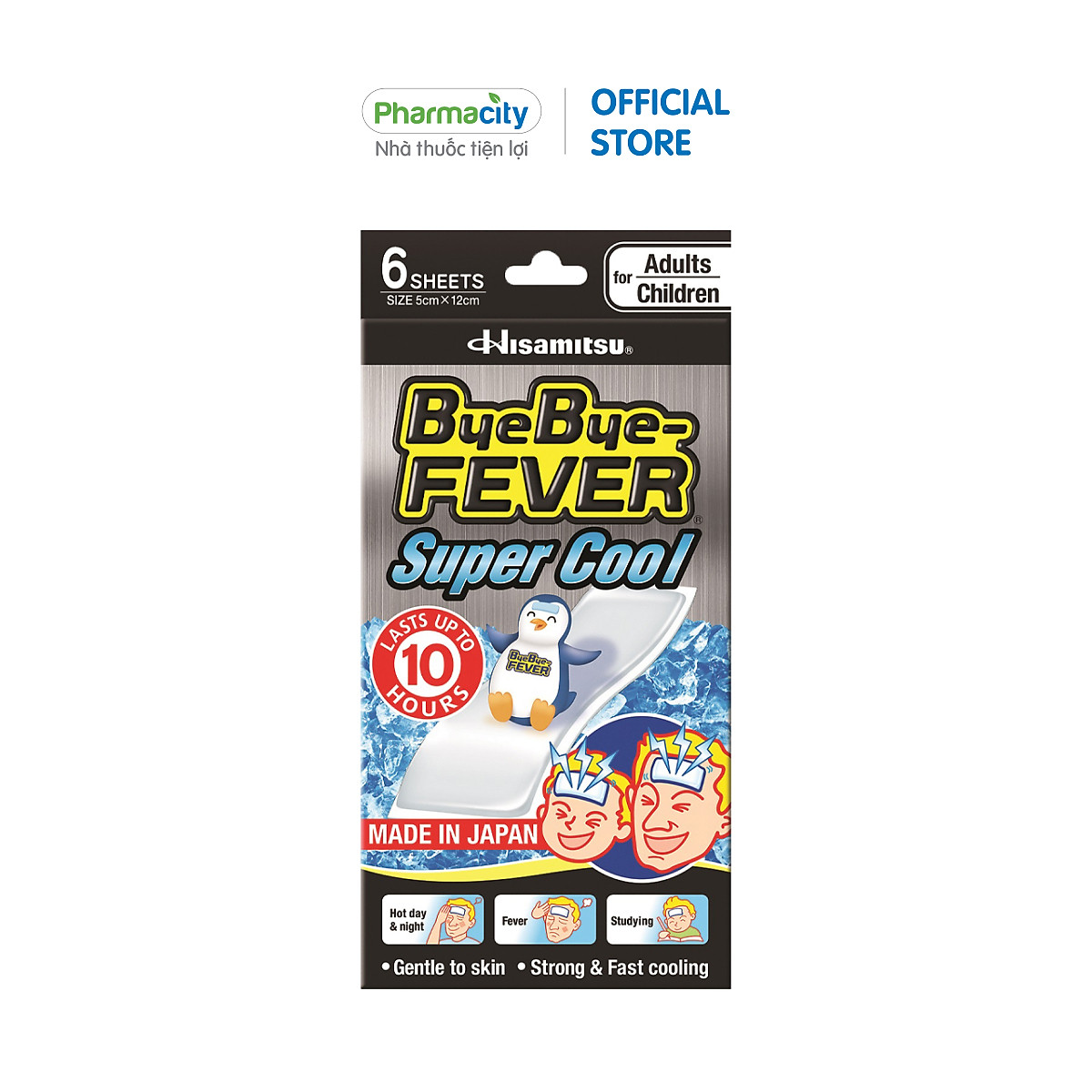 Mua Miếng dán hạ sốt Bye Bye Fever Super Cool (Hộp 6 miếng) tại ...