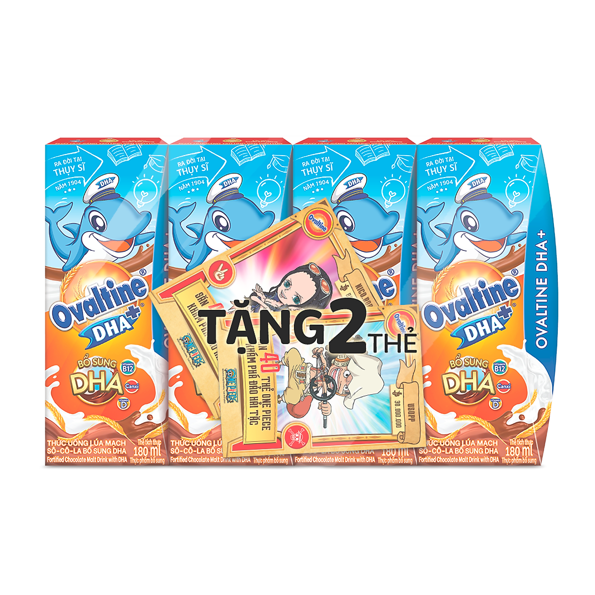 Mua Lốc 4 Hộp Thức Uống Lúa Mạch Ovaltine Dha Plus PRO (180ml / Hộp ...