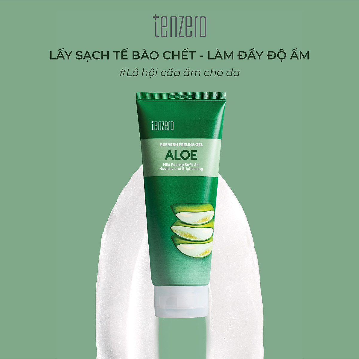 Mua Tẩy Tế Bào Chết Làm Sạch Da Chiết Xuất Lô Hội Tenzero Refresh Peeling Gel Aloe 180ml tại ...