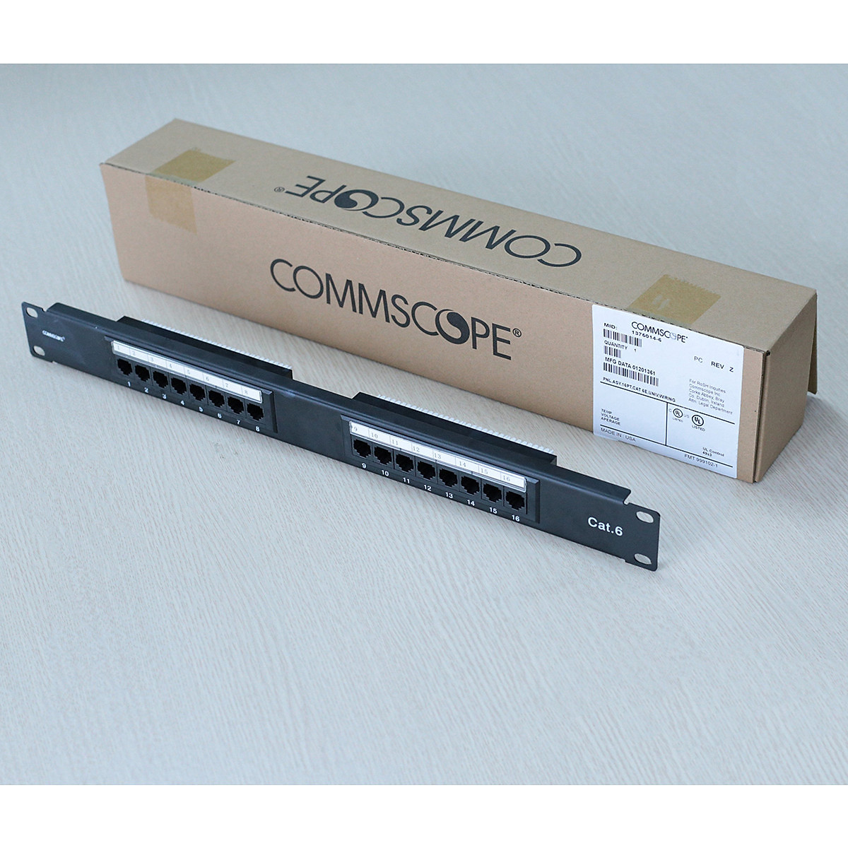Mua Patch panel 16 port cat6 commscope - Hàng Chính Hãng tại Thiên Tân ...