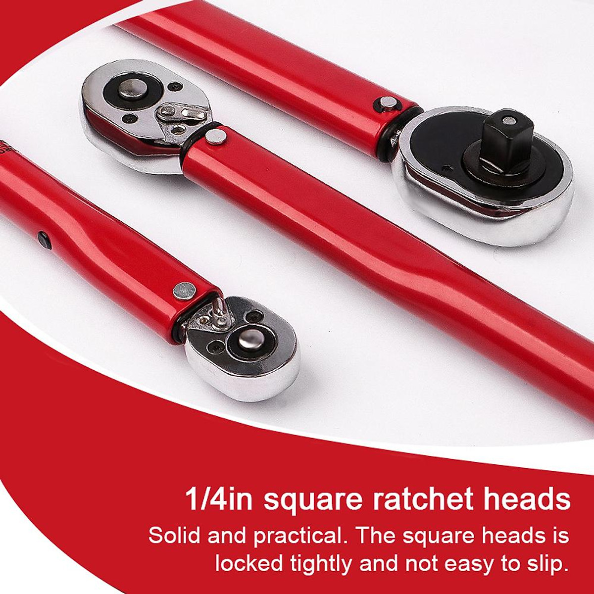 Adjustable Torque Wrench 1/4 Inch Drive Spanner 5-25N.m Hand Tool ...