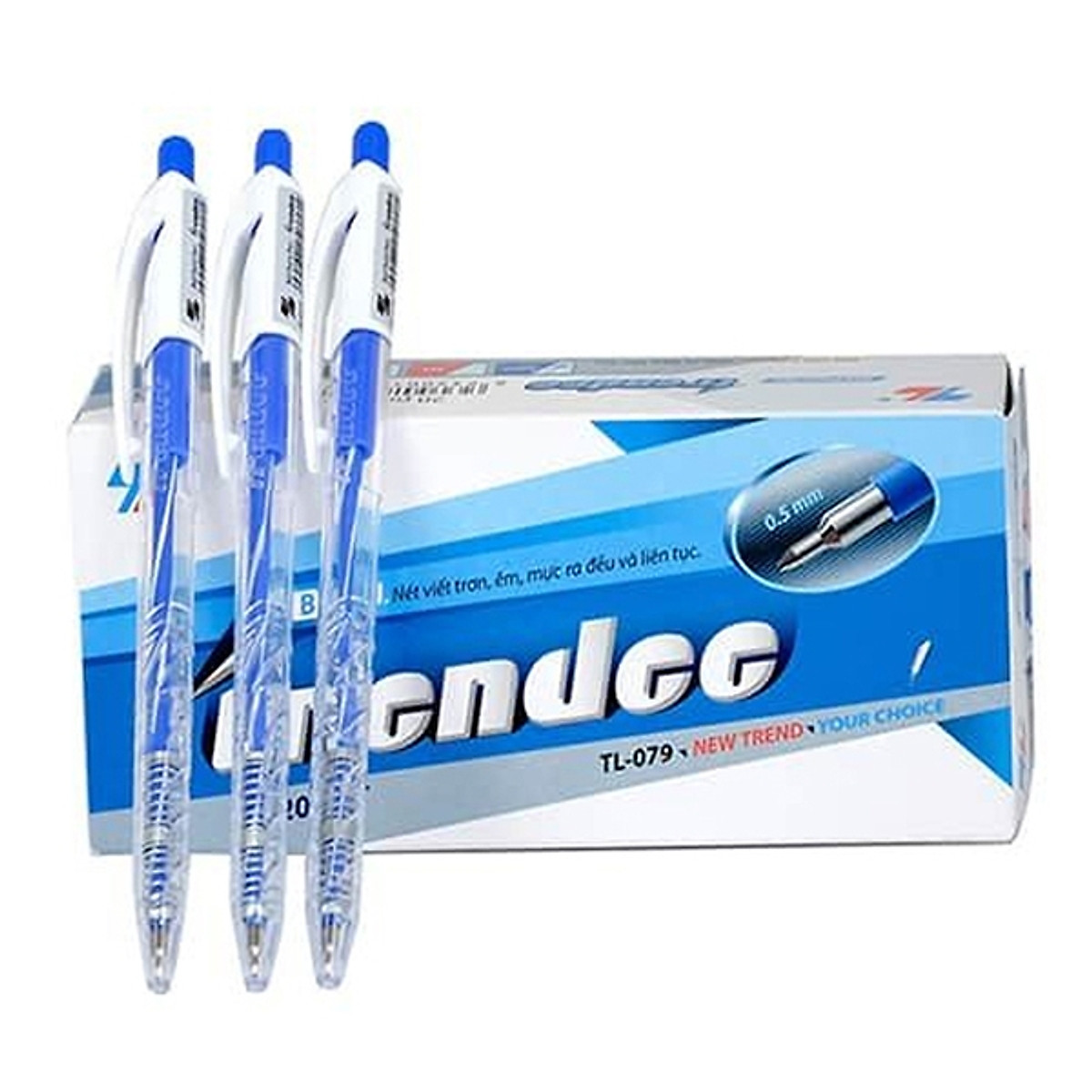 Mua Bút bi Thiên Long TL-079 Mực Xanh/Đen/Đỏ 0.5mm - Xanh - Combo 20 ...