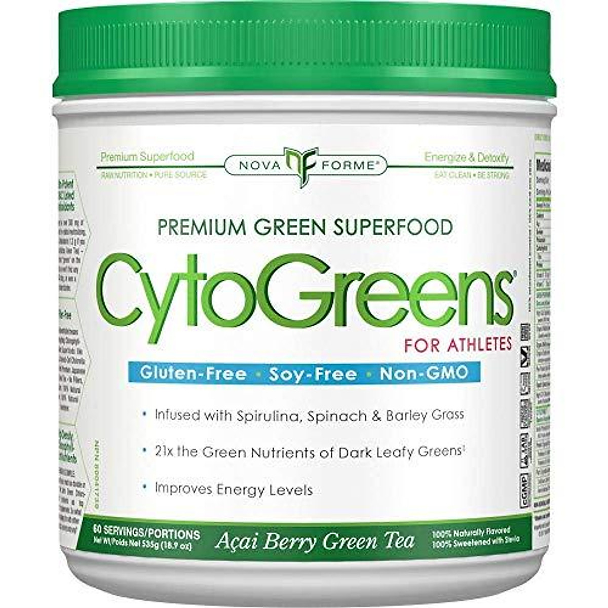 Mua Nova Forme Premium Green Superfood CytoGreens for athletes 18.9 oz ...