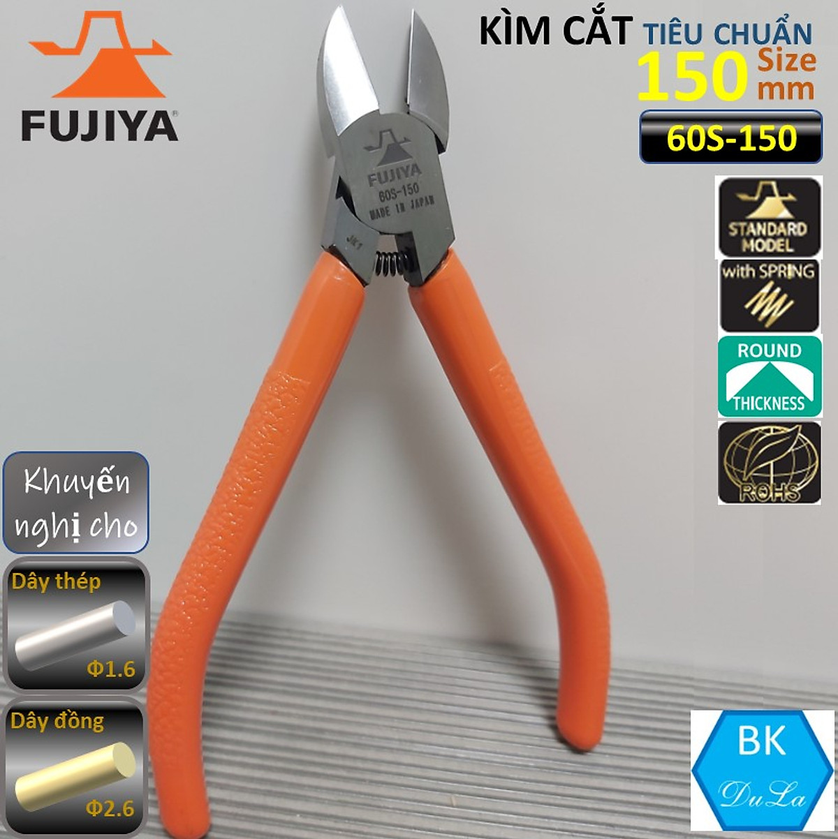 Mua Hàng nhập Nhật-Kìm cắt dây 6inch/ 150mm Fujiya 60S-150 made in Japan - Kềm cắt dây thép dây ...