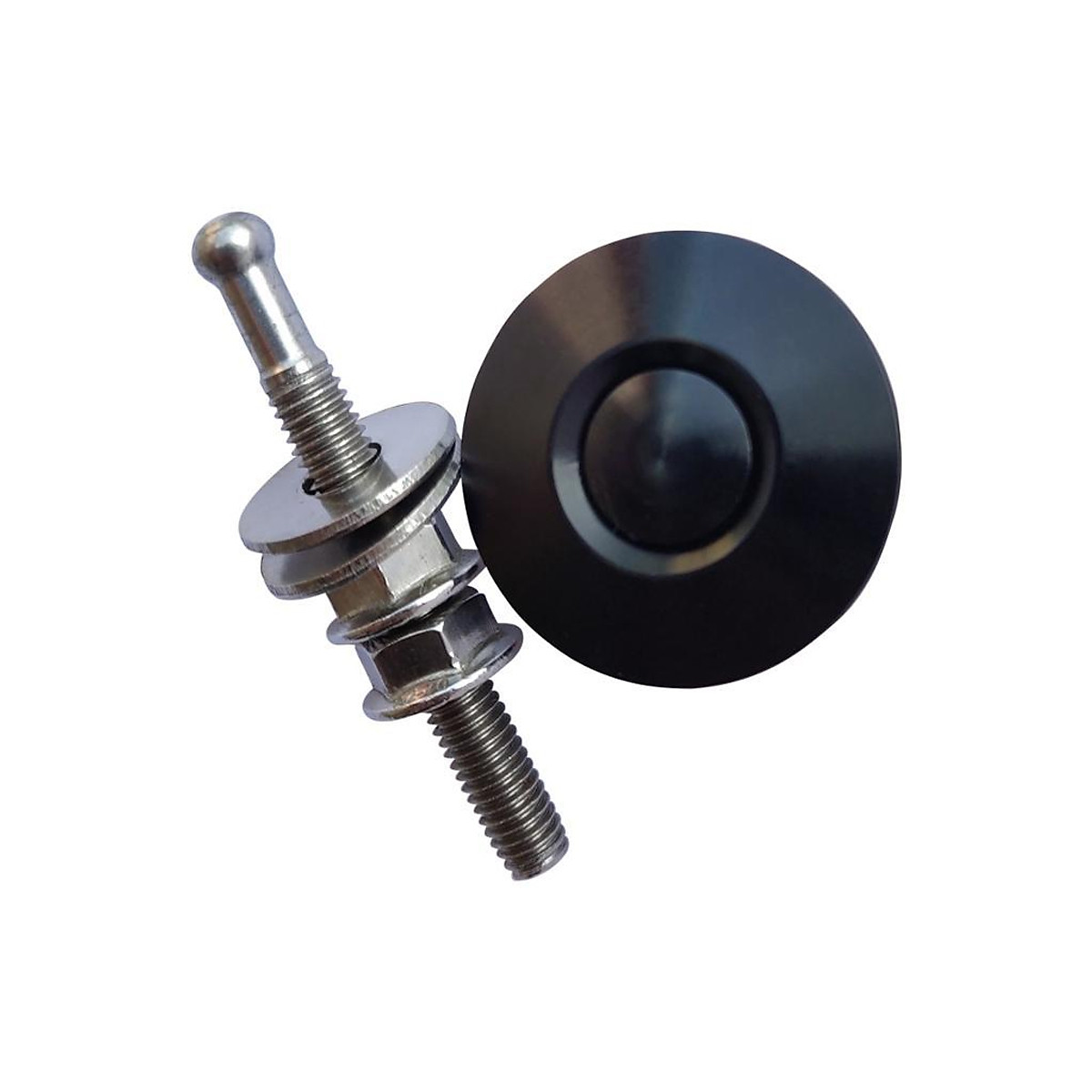 Aluminum Push Button Bonnet Clip Quick Release Bumper Latch - Phụ kiện ô tô