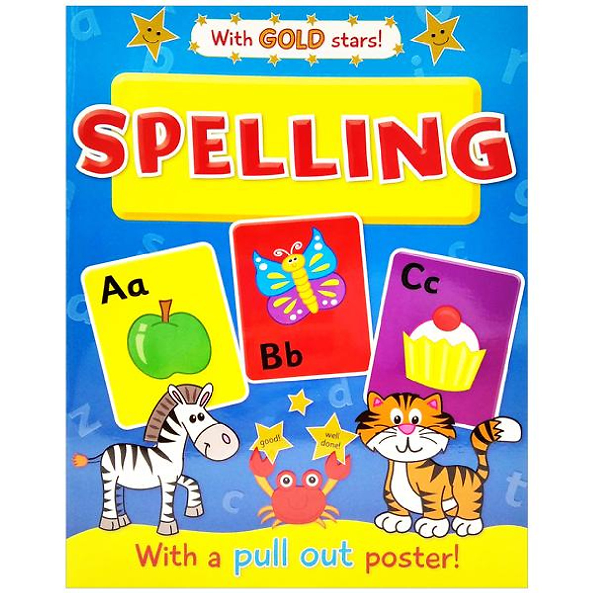 Spelling With Gold Stars And Pull Out Poster | Tiki