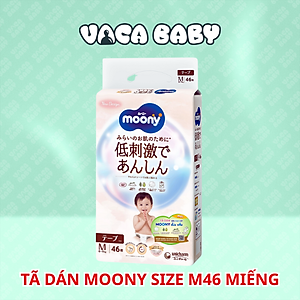 Cửa hàng trên Tiki bán "Tã Dán Moony Natural Bông Organic M46 (46 Miếng ...