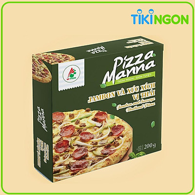 Thưởng thức pizza manna hải sản vị ý 120g cực kỳ ngon miệng