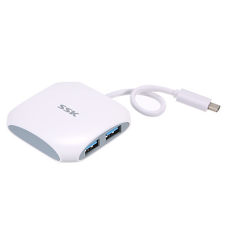 SSK Superspeed USB 3.0 Type-C 4 Ports Interface Hub Adapter Converter ...