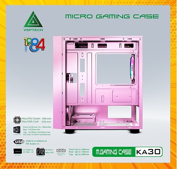 Thùng CASE VSPTECH GAMING KA30 – Hàng chính hãng – So sánh giá, tìm ...