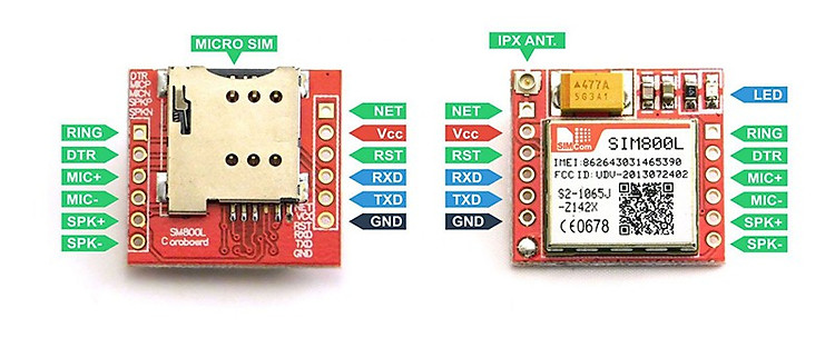 Module GSM GPRS Sim800L | Tiki
