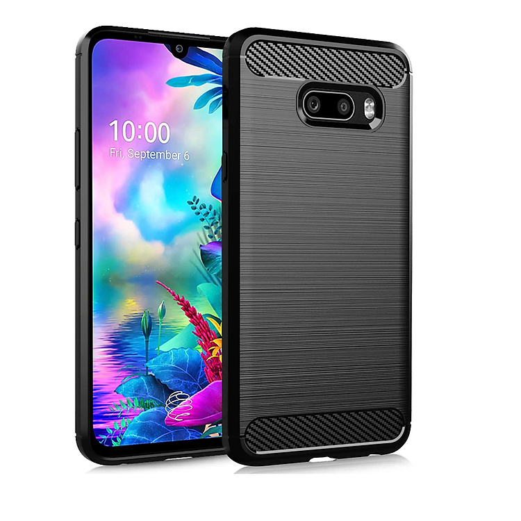 Ốp lưng chống sốc LG V50s / LG G8X Hiệu Likgus vân kim loại