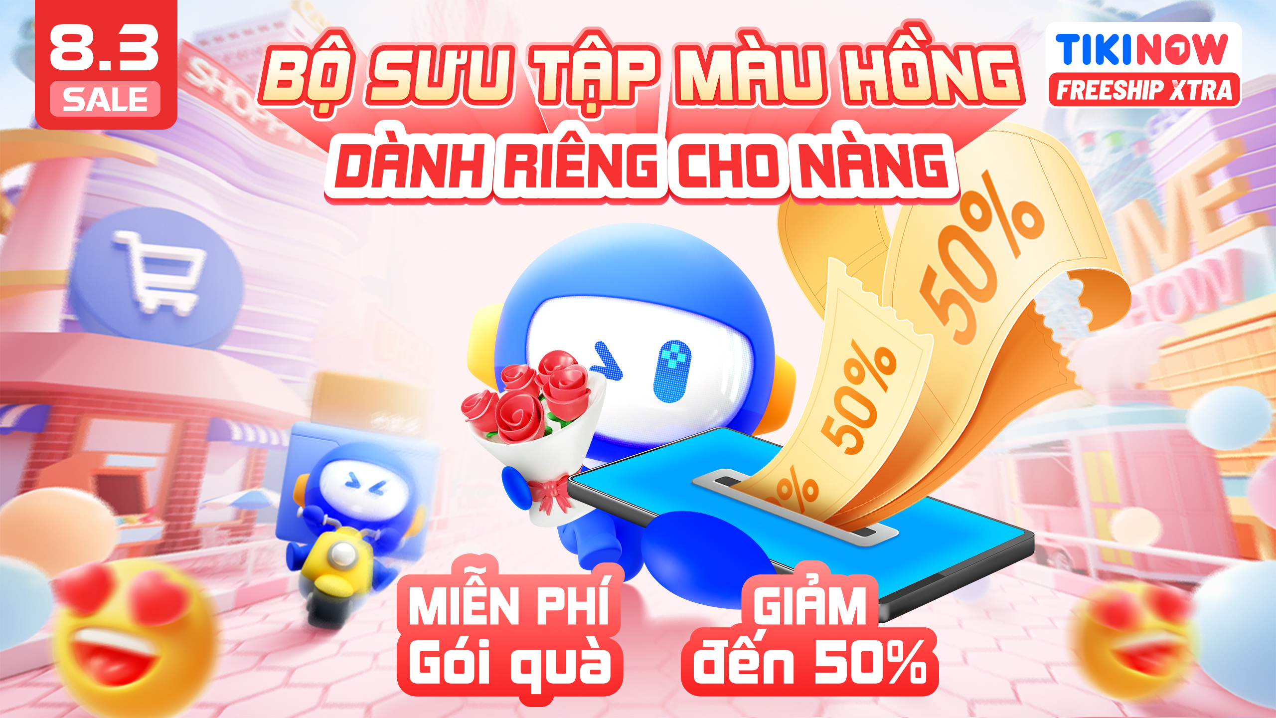 Tiki Sale 3.3 - Coupon 300K đơn OĐ - Freeship đến 100K | Tiki