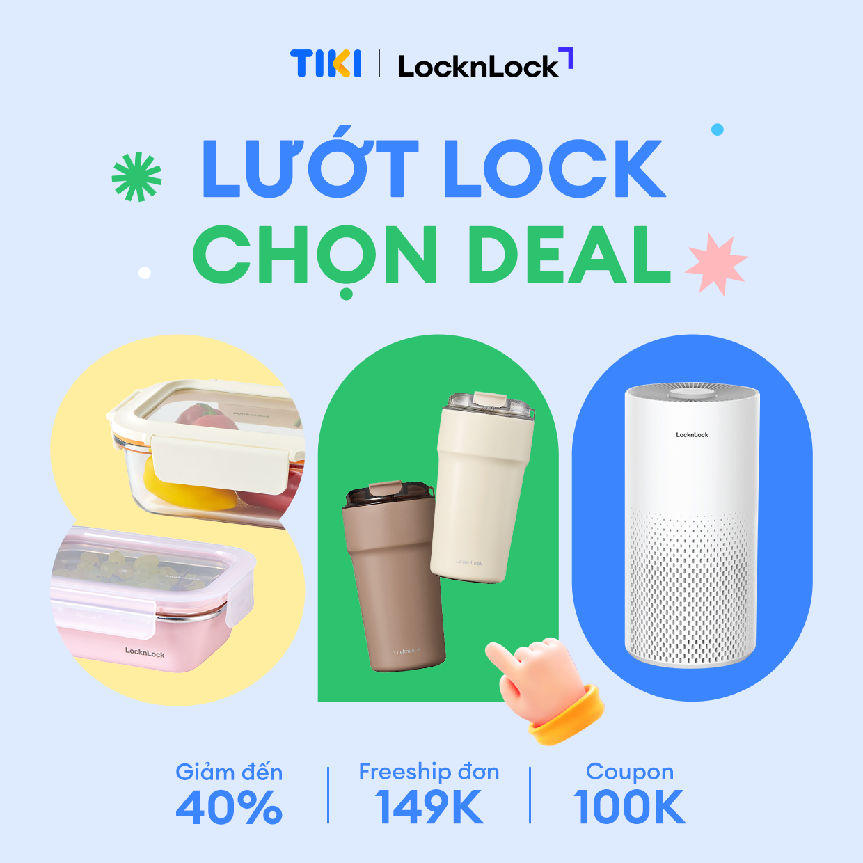 CỬA HÀNG TRỰC TUYẾN LOCK&LOCK | MUA 1 TẶNG 1 - GIẢM ĐẾN 50%++ | Tiki