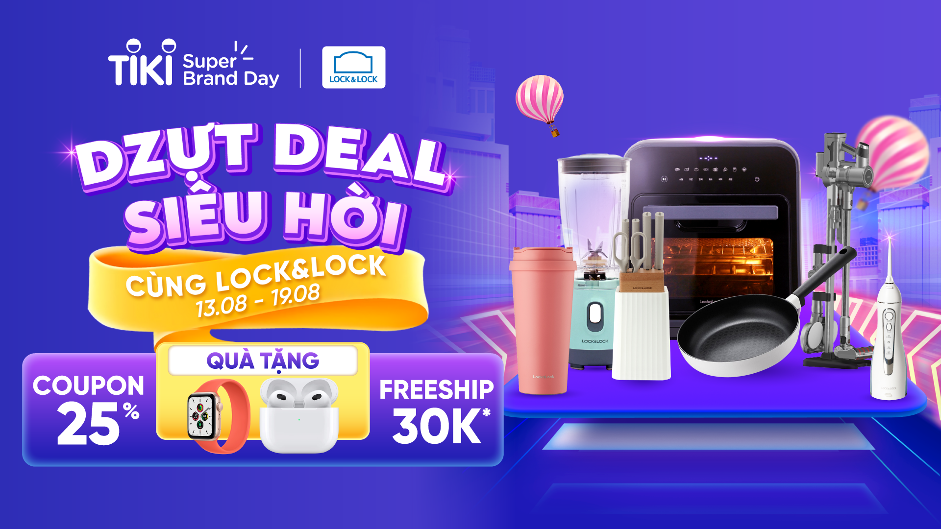 CỬA HÀNG TRỰC TUYẾN LOCK&LOCK | MUA 1 TẶNG 1 - GIẢM ĐẾN 50%++ | Tiki