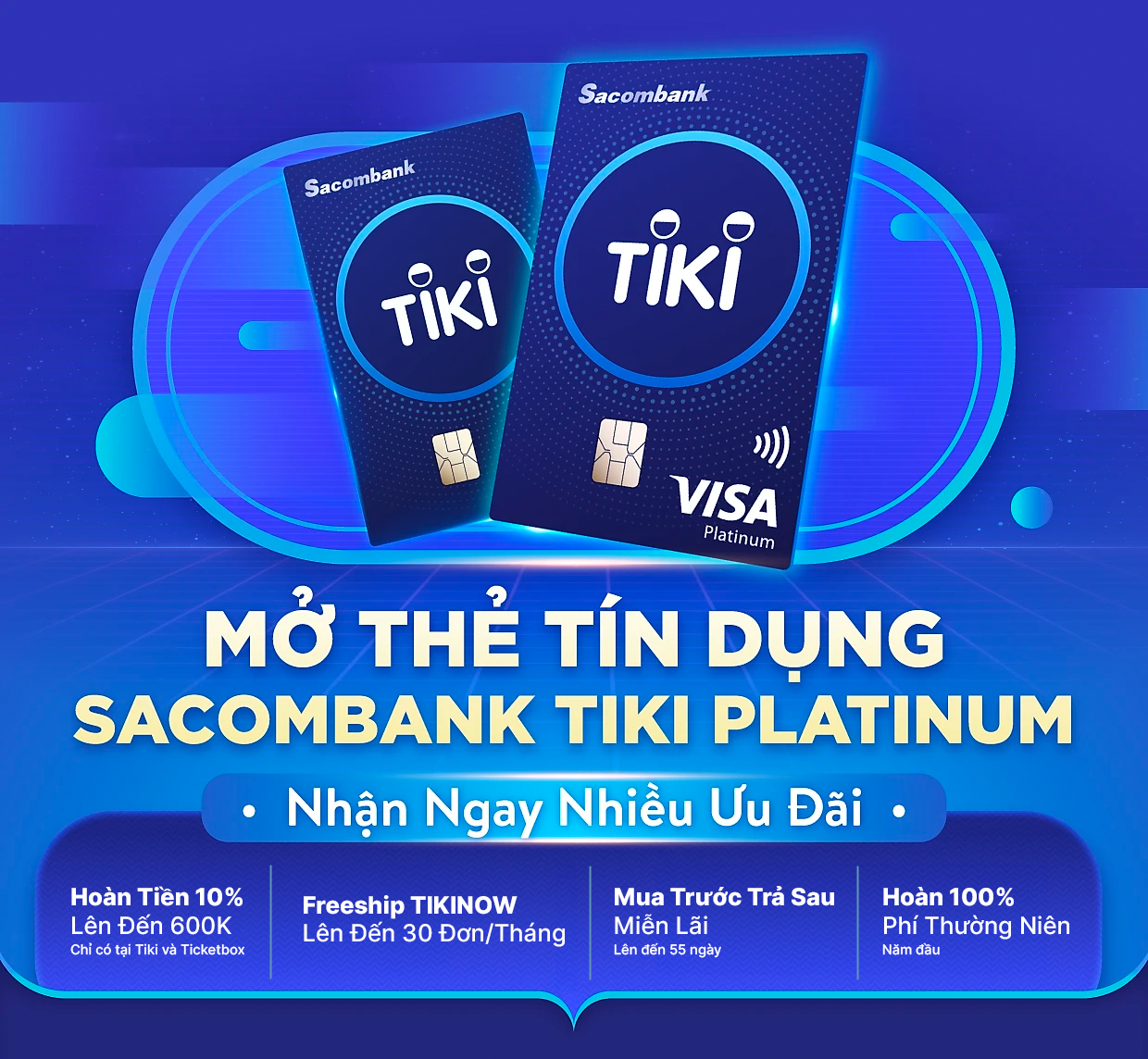 Đặc quyền VIP cho chủ thẻ Tiki Card | Tiki