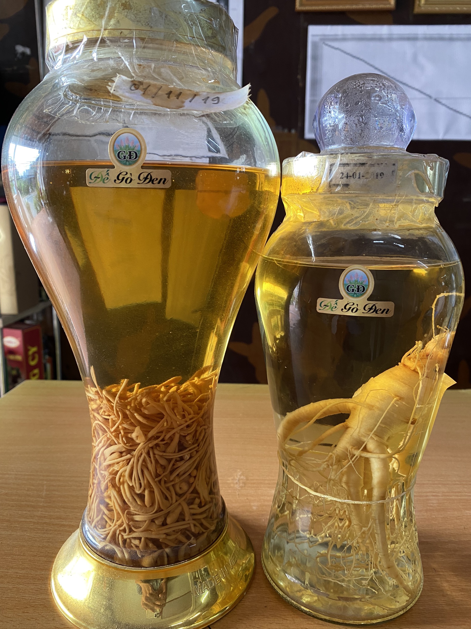 Review Rượu nếp lứt Đế Gò Đen truyền thống 41% 500ml nấu thủ công- kèm ...
