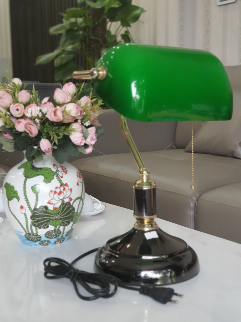 Đèn bàn đọc sách tân cổ điển, kiểu Mỹ Desk Lamp - Đèn bàn Thương hiệu ...