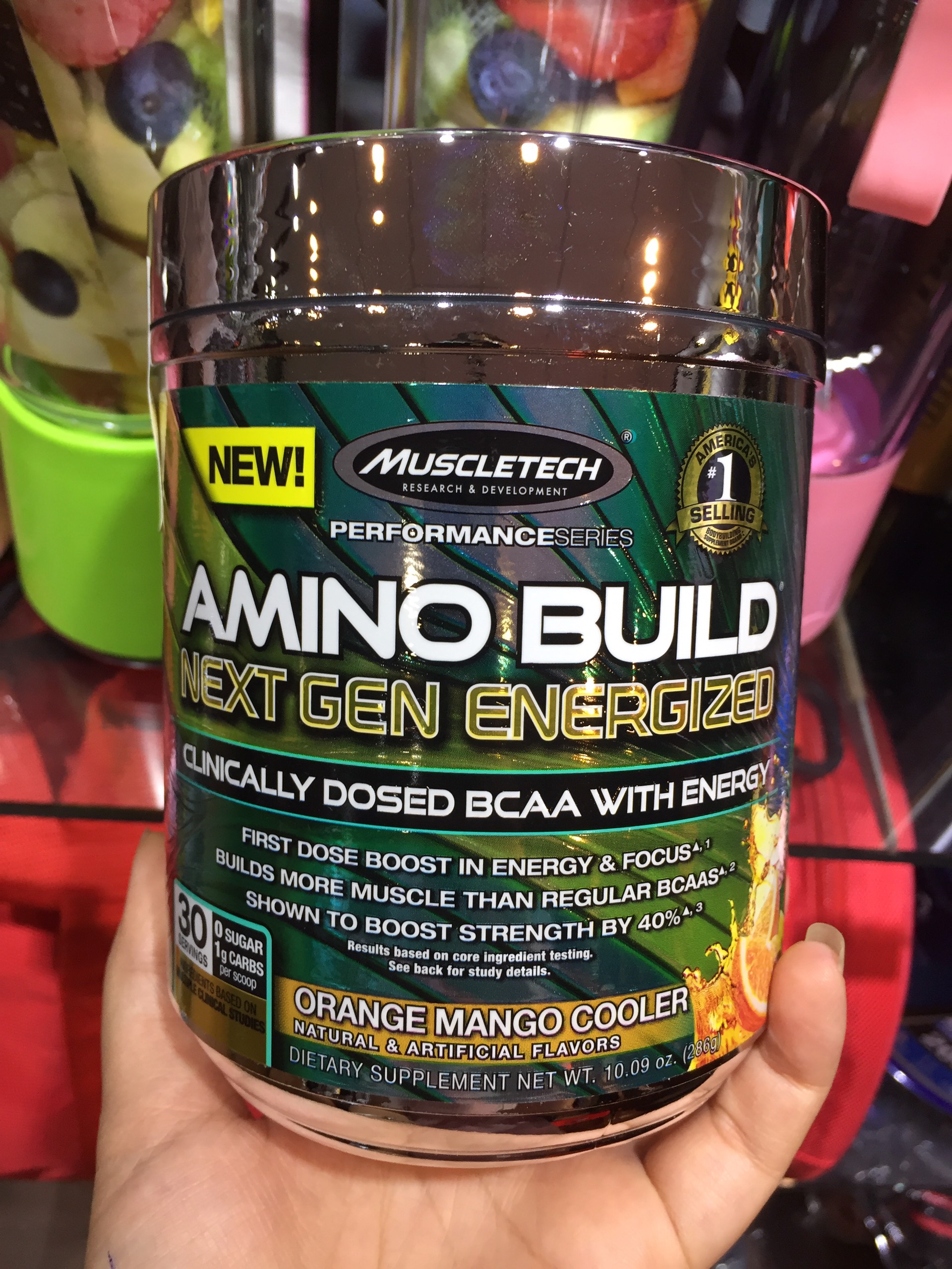 Review Thực phẩm bổ sung BCAAs MuscleTech Amino Build - 40 lần dùng ...