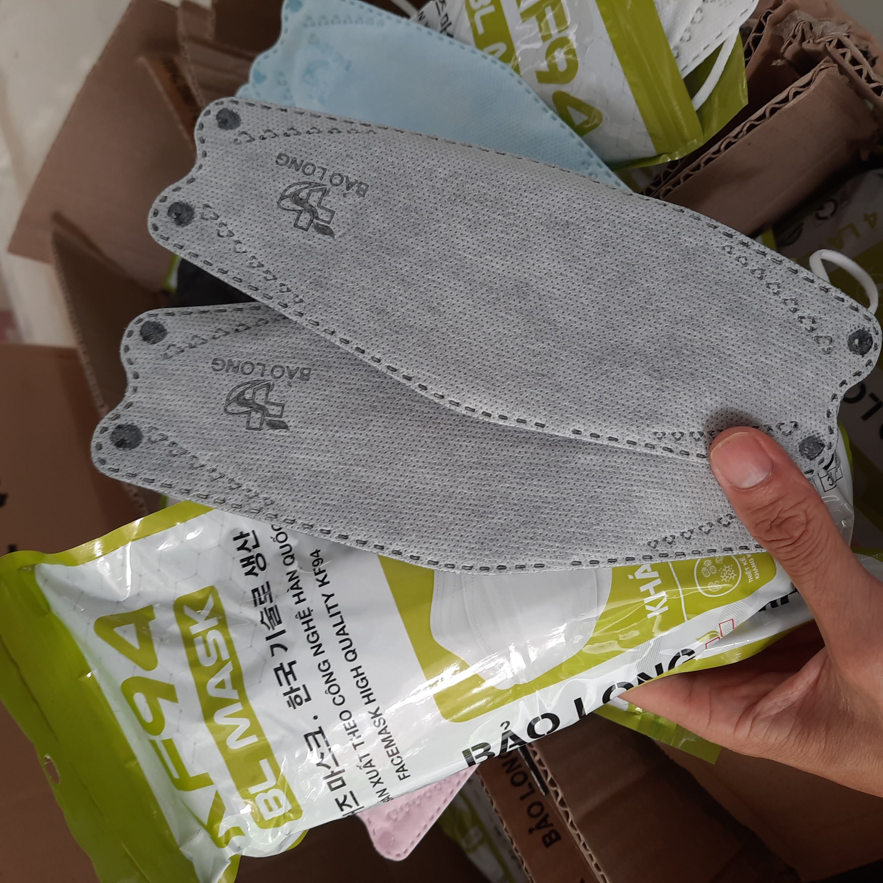 Mua SET 100/20 khẩu trang KF94 4D Bảo Long Mask kháng khuẩn chống bụi mịn sản xuất tại Việt Nam ...