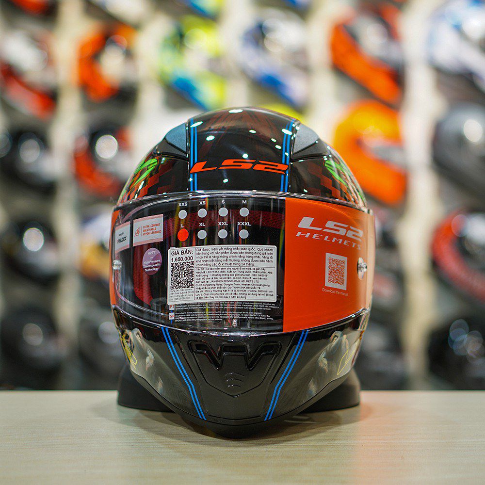 Mũ bảo hiểm Fullface LS2 FF353 tem Joker phát quang | XeMayTot.com