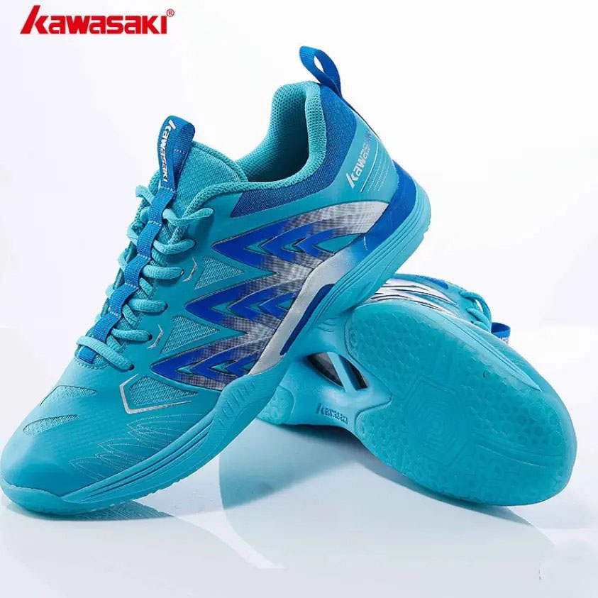 Giày cầu lông kawasaki chính hãng k566 mẫu mới dành cho nam màu xanh công nghệ mới siêu hot ...