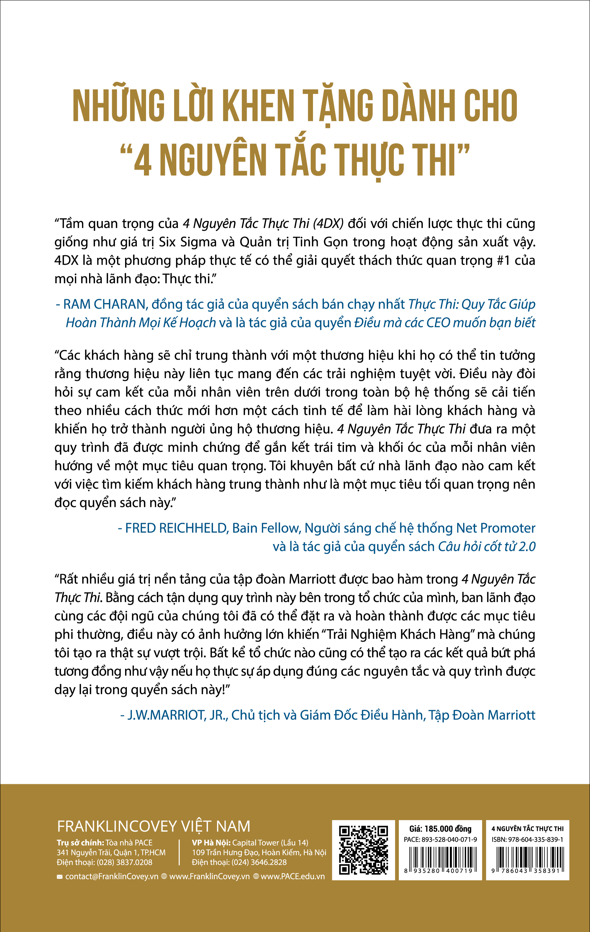 Sách PACE Books - 4 nguyên tắc thực thi (The 4 Disciplines of Execution ...