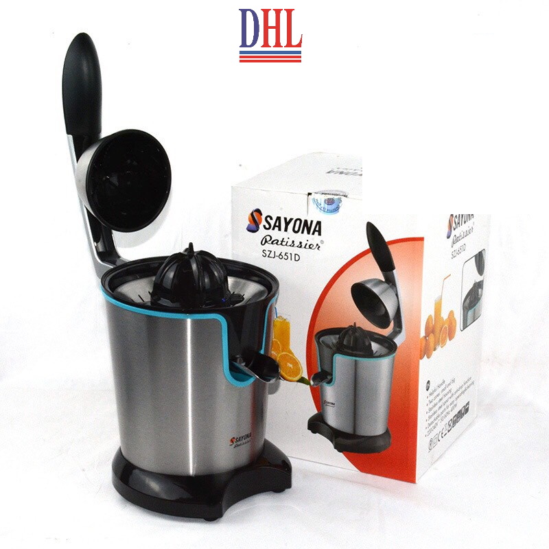 Review Máy vắt cam, máy ép cam SAYONA model SZJ-651D hàng chính hãng