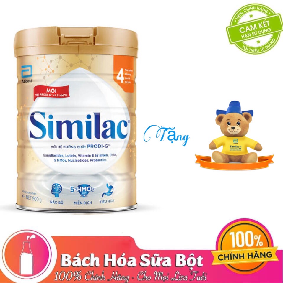 Sữa Bột Abbott Similac 4 900g - Tặng Đèn bàn học / Gấu trạng nhí - Sữa ...