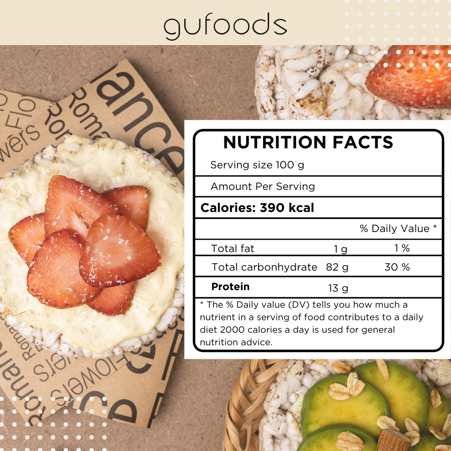 Review Bánh gạo lứt superfoods GUfoods - Mix siêu hạt chia + diêm mạch ...