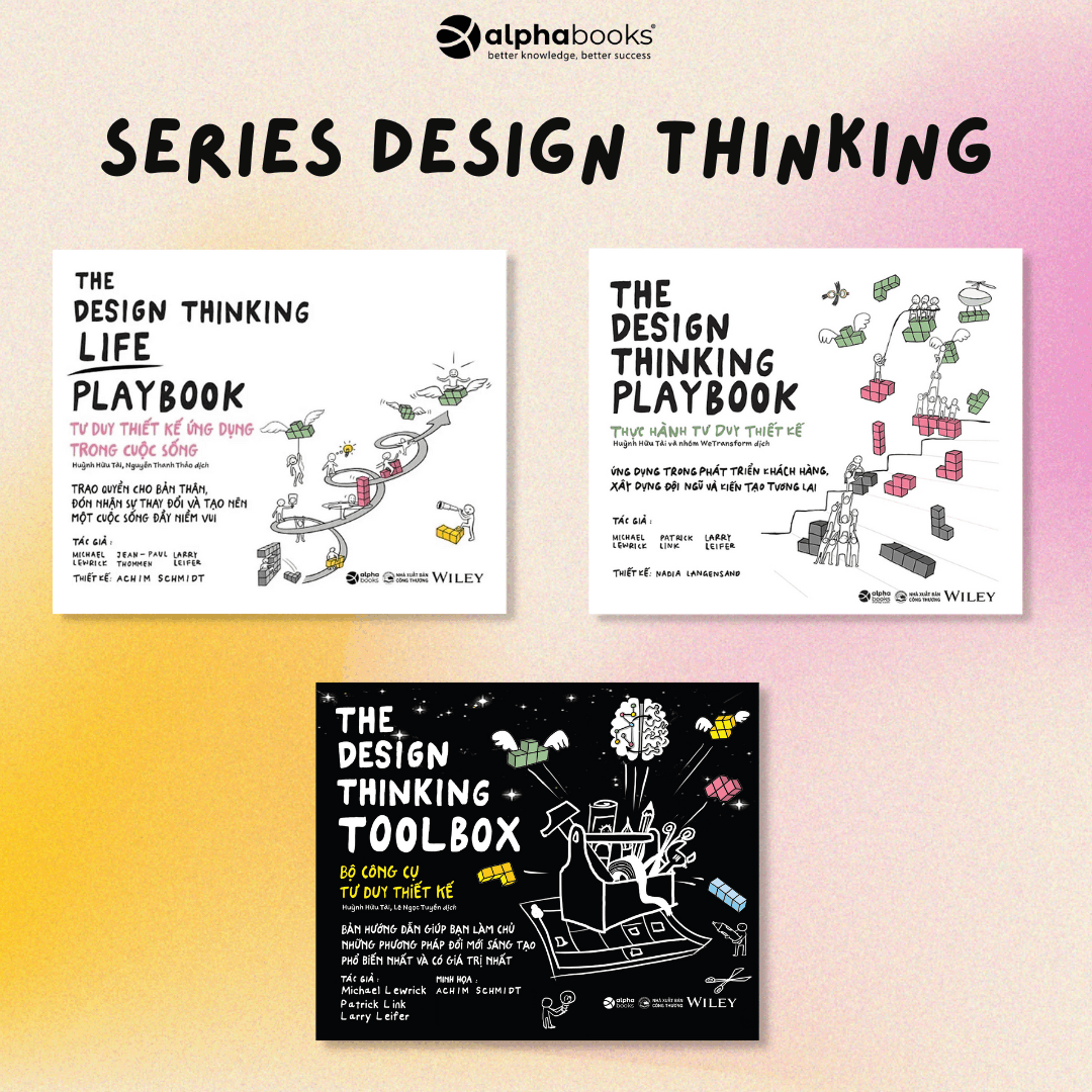 Combo 3 Cuốn The Design Thinking Playbook Thực Hành Tư Duy Thiết Kế The Design Thinking Life