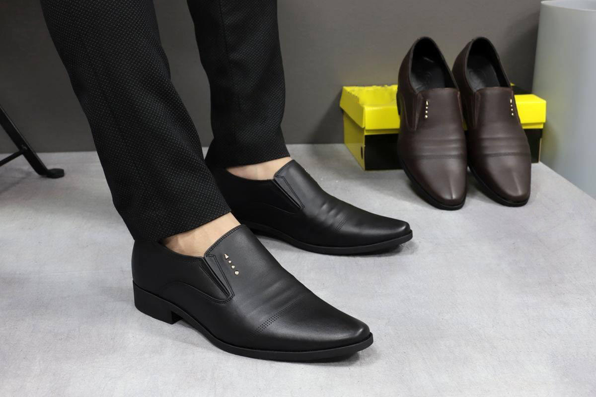 Mua Giày tây nam da cao cấp, tăng chiều cao 6-7cm, đế cao su nguyên tấm chống trơn giá rẻ nhất ...