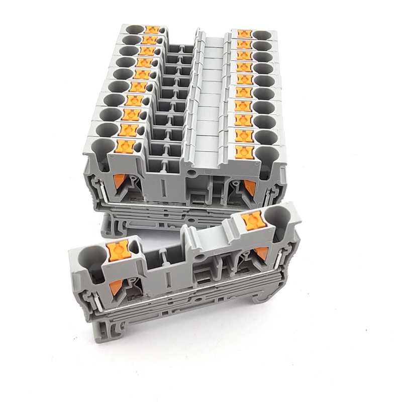 5 cầu đấu dây dạng cắm kết nối nhanh dùng cho dây điện 0.14 mm² - 4 mm² _ Feed-through terminal ...