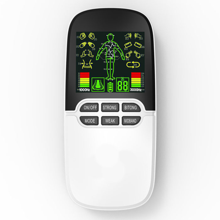 Máy massage xung điện pin sạc 8 miếng dán đèn hồng ngoại trị liệu JY-A818 - Máy massage toàn ...