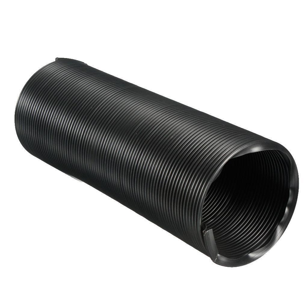 Car Air Filter 75mm Cold Air Intake Hose Ducting Feed Pipe Flexible Black
